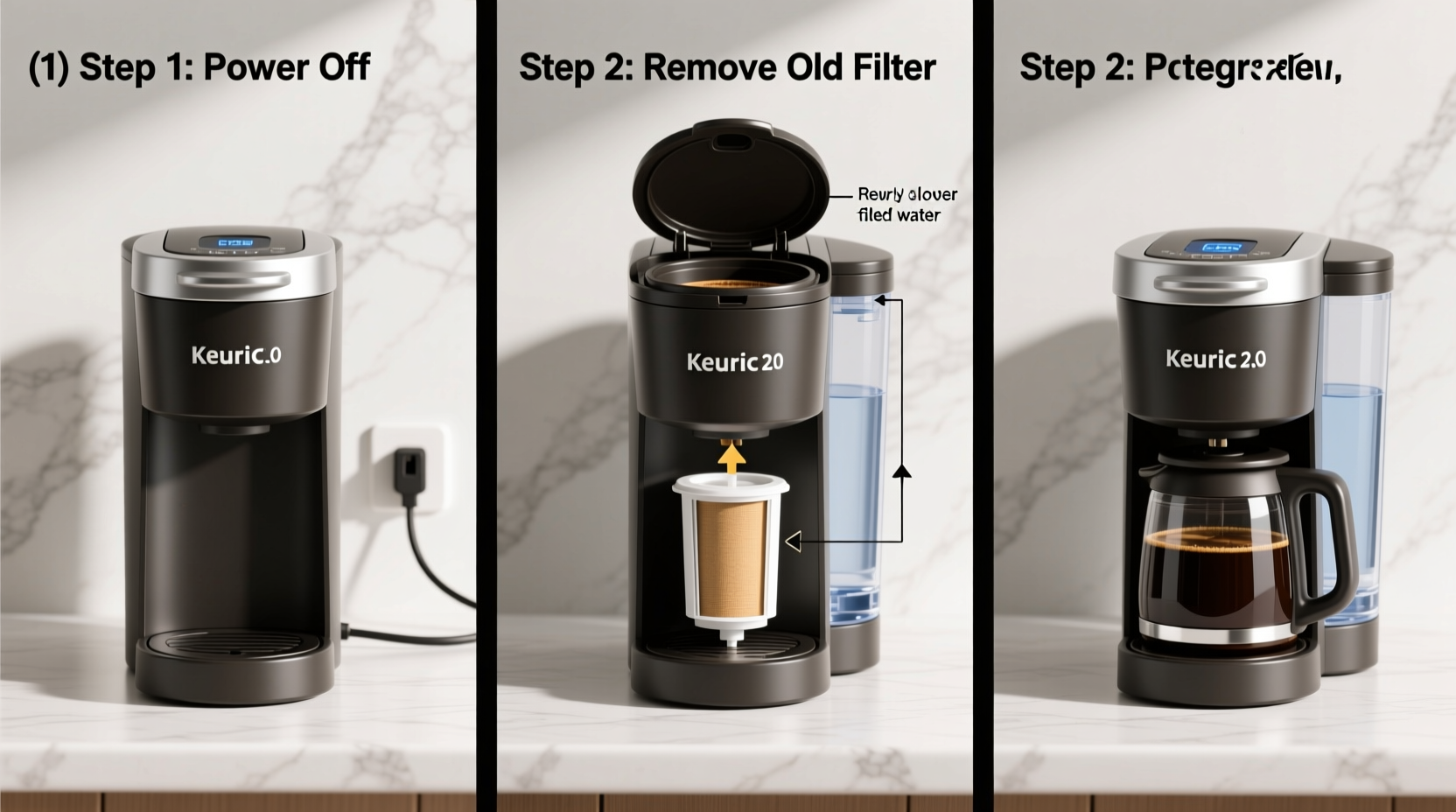 Step By Step Guide To Changing The Water Filter In Your Keurig 2 0 For ...