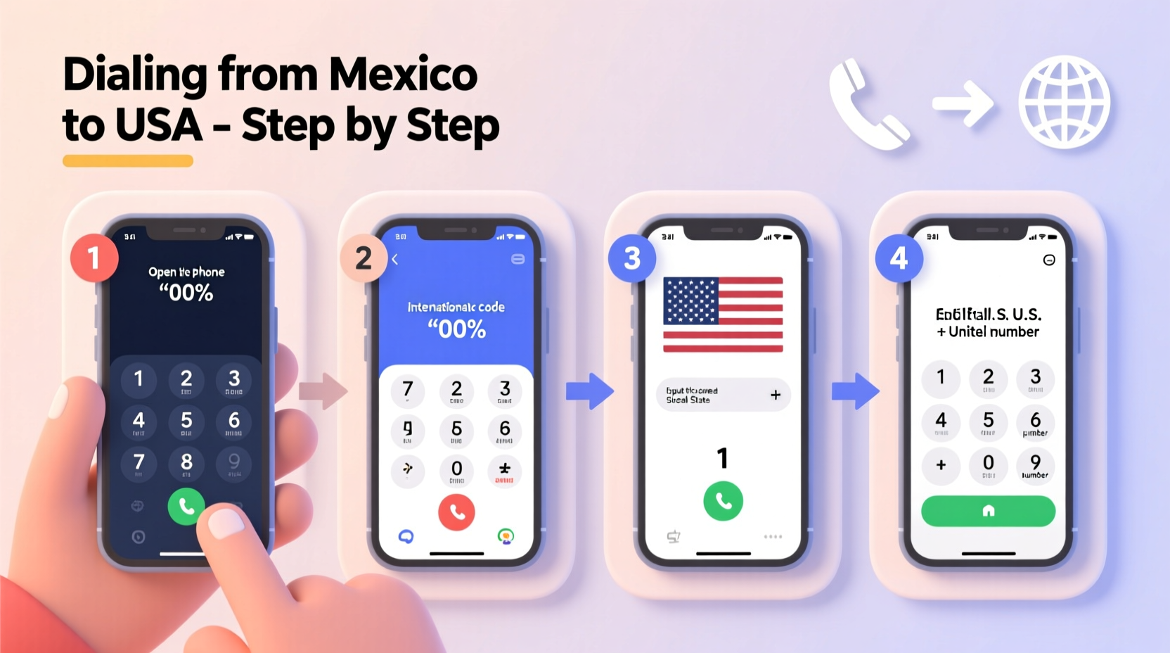 Step By Step Guide How To Dial From Mexico To The United States Easily ...