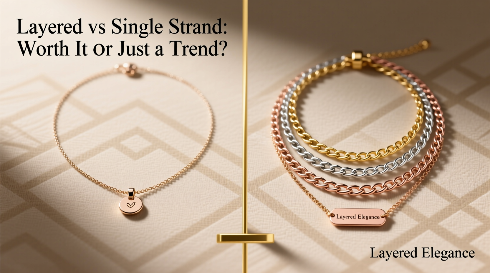 Layered Vs Single Strand Necklace Is The Extra Chain Really Worth It Or ...