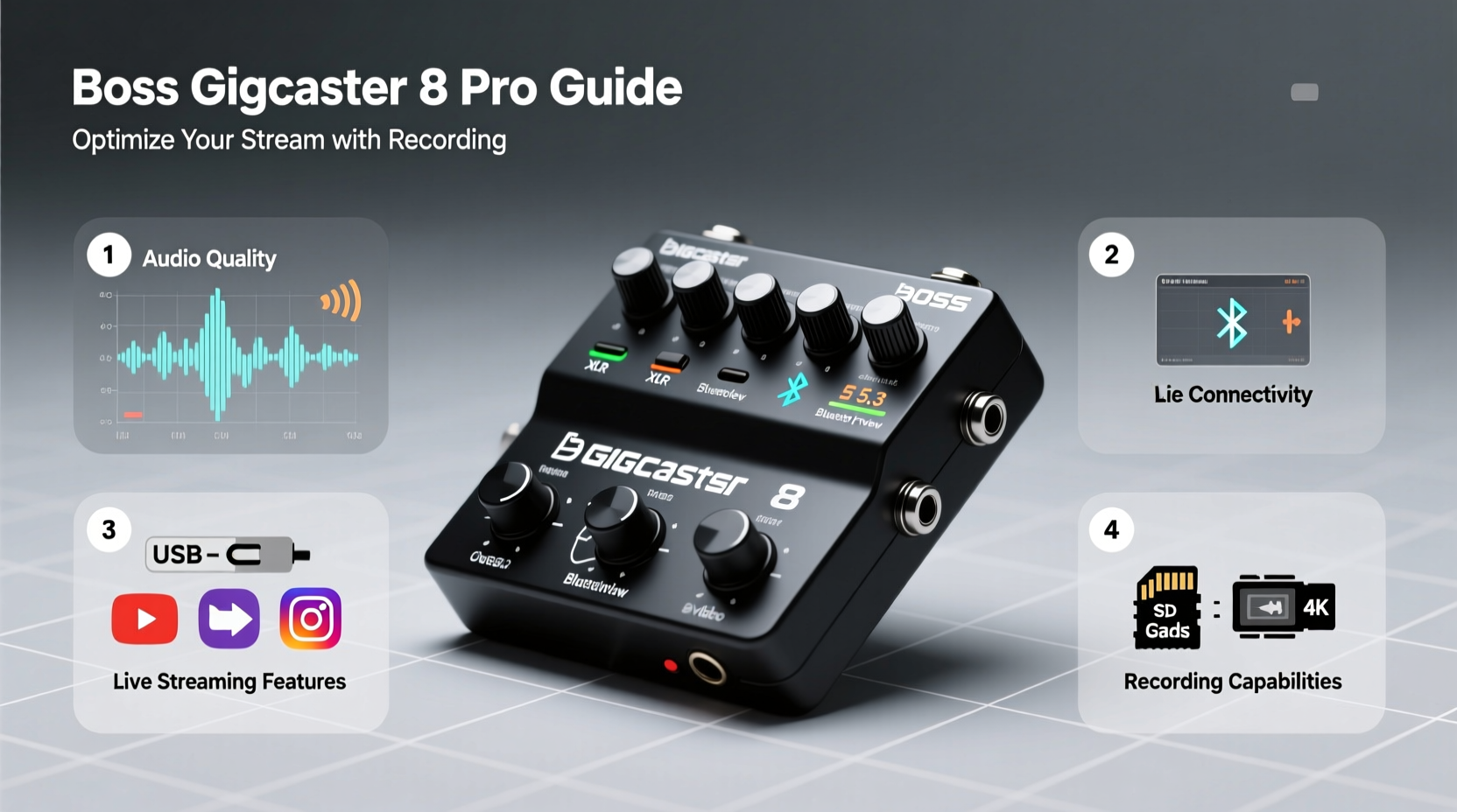 How to Choose the Best Boss Gigcaster 8 for Live Streaming and Recording
