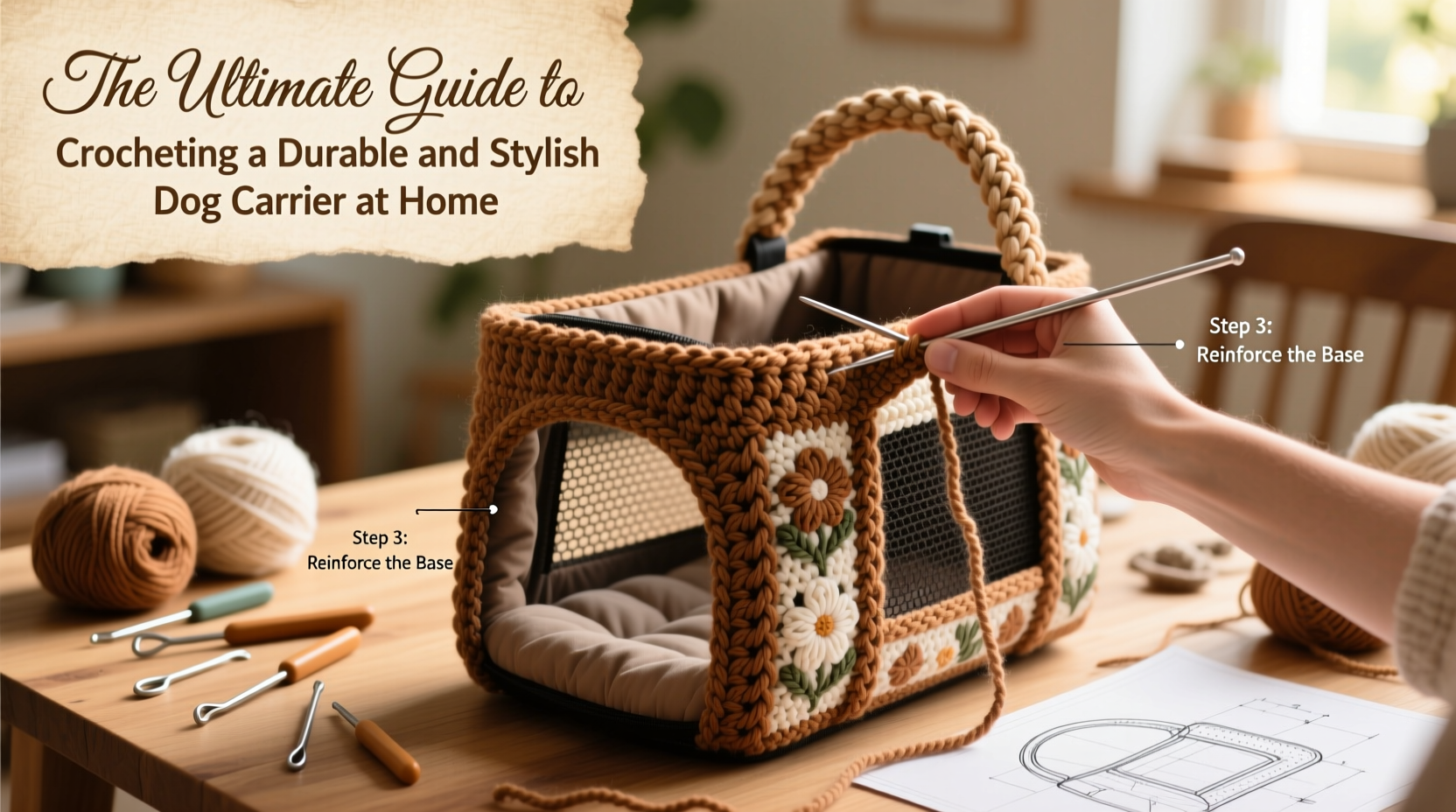 The Ultimate Guide To Crocheting A Durable And Stylish Dog Carrier At Home