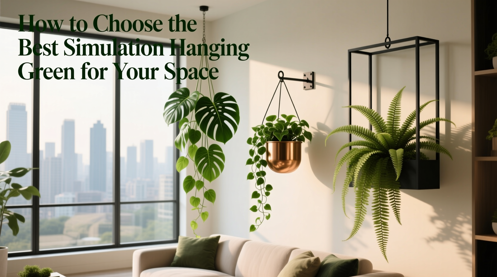 How to Choose the Best Simulation Hanging Green for Your Space