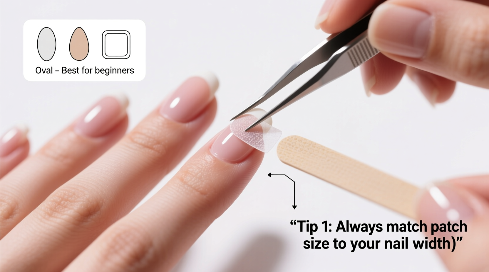 Beginners Guide To Perfect Fake Nail Patches Step By Step Application ...