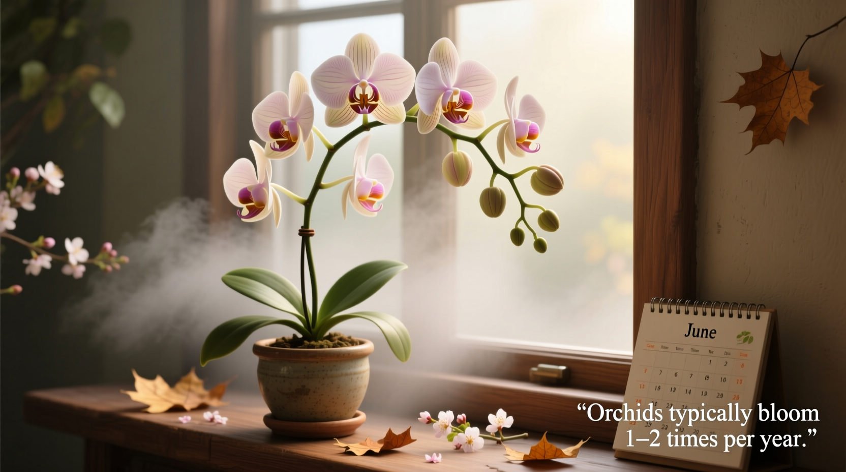How Many Times a Year Do Orchids Bloom?