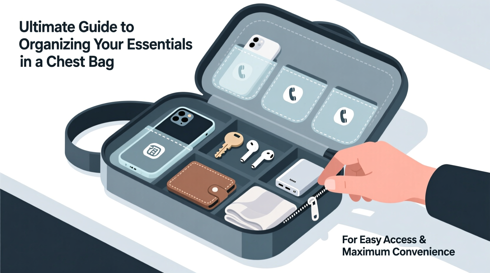 Ultimate Guide To Organizing Your Essentials In A Chest Bag For Easy ...