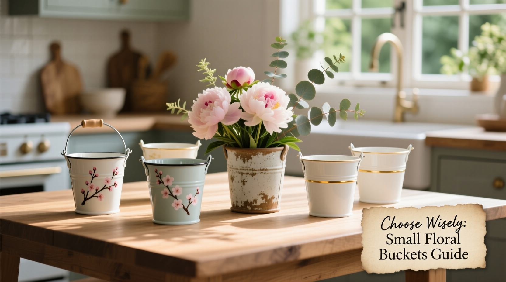 How to Choose the Best Small Floral Buckets for Your Needs