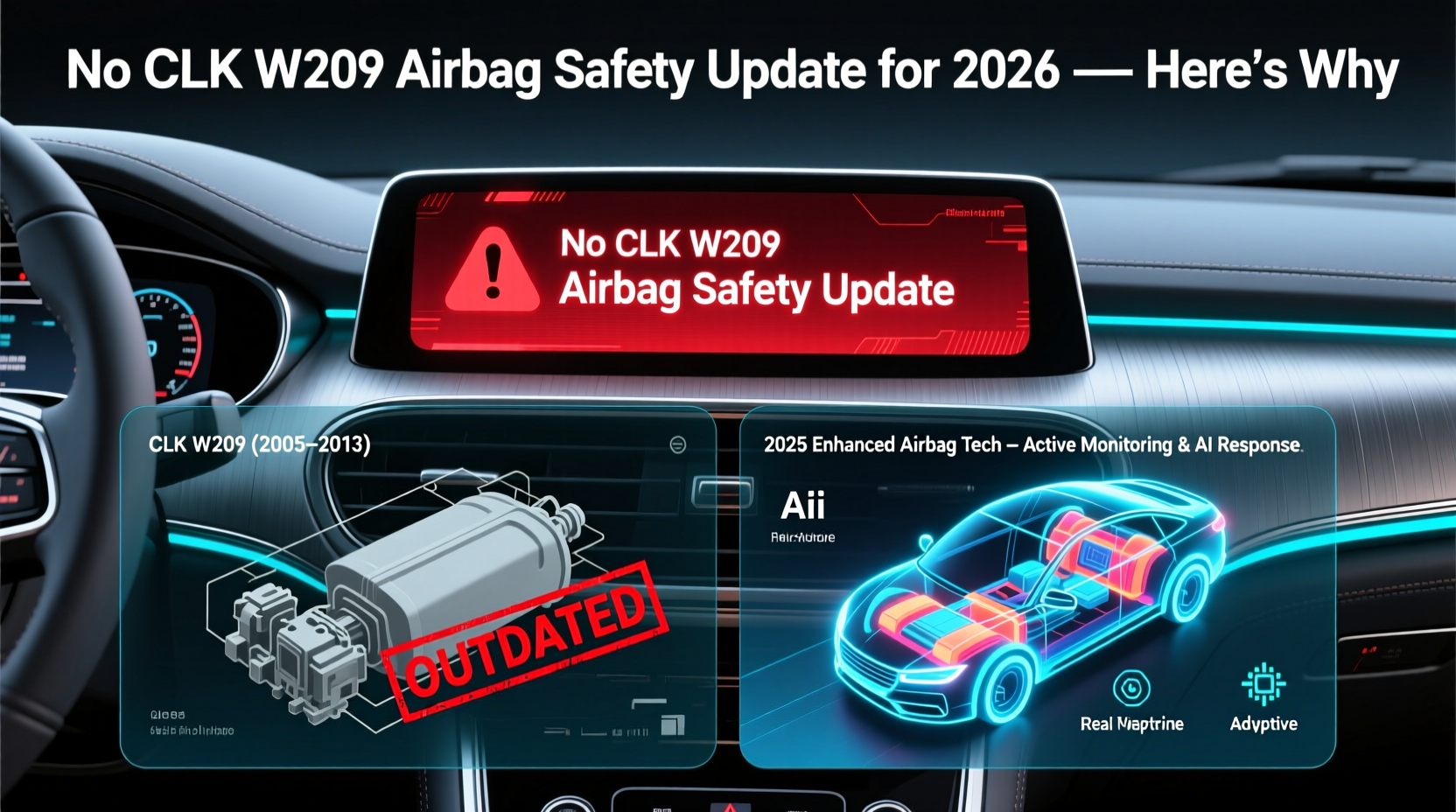 No CLK W209 Airbag Safety Update for 2026 — Here's Why