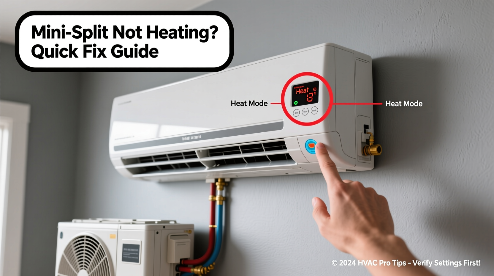 Mini Split Not Heating Troubleshooting Quick Fix Guide