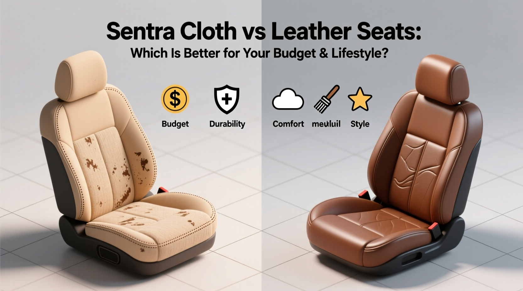 Sentra Cloth vs Leather Seats: Which Is Better for Your Budget & Lifestyle?
