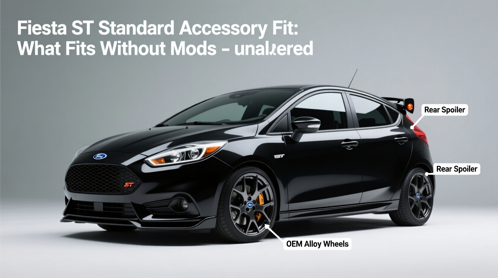 Fiesta ST Standard Accessory Fit: What Fits Without Mods
