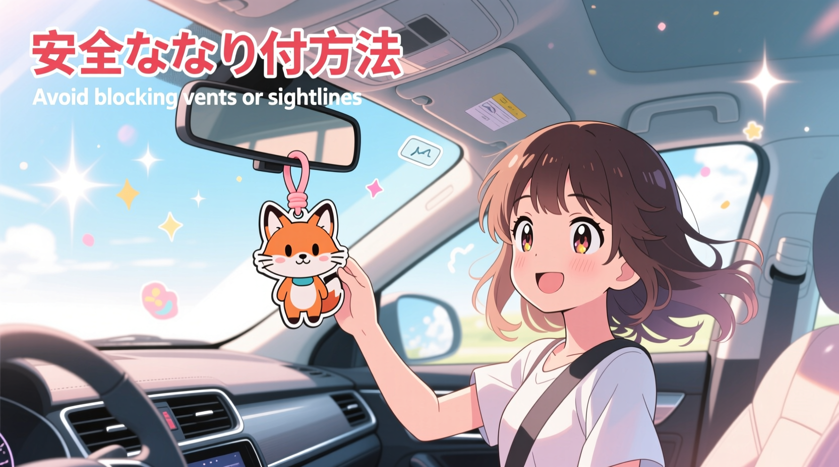 How to Install an Anime Air Freshener Safely in Your Car