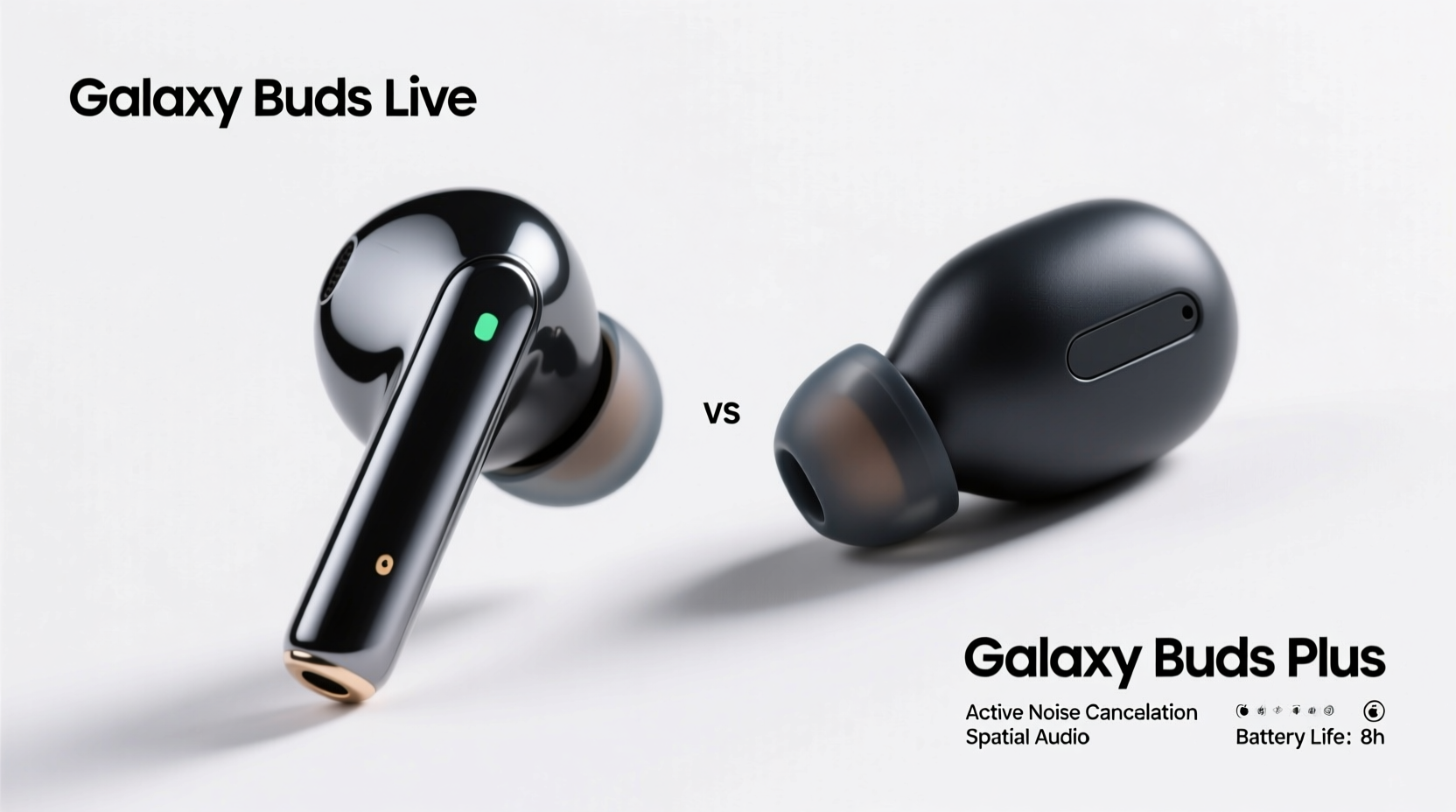 Galaxy Buds Live Vs Buds Plus Are The Newer Bean Shaped Earbuds ...