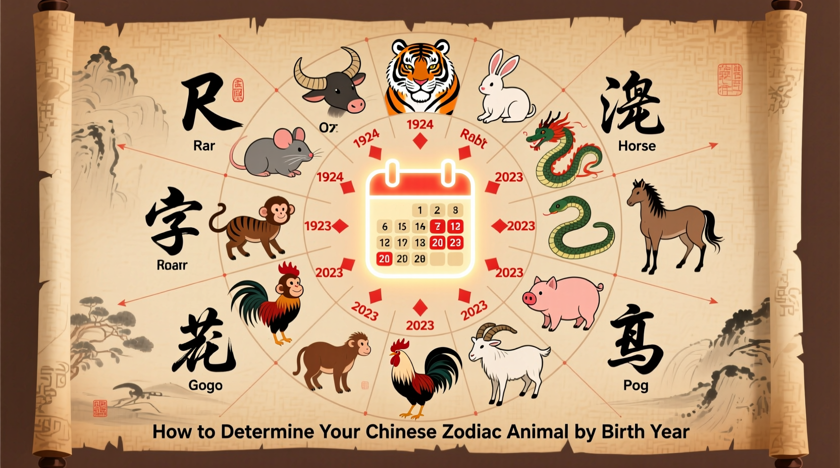 How to Determine Your Chinese Zodiac Animal by Birth Year
