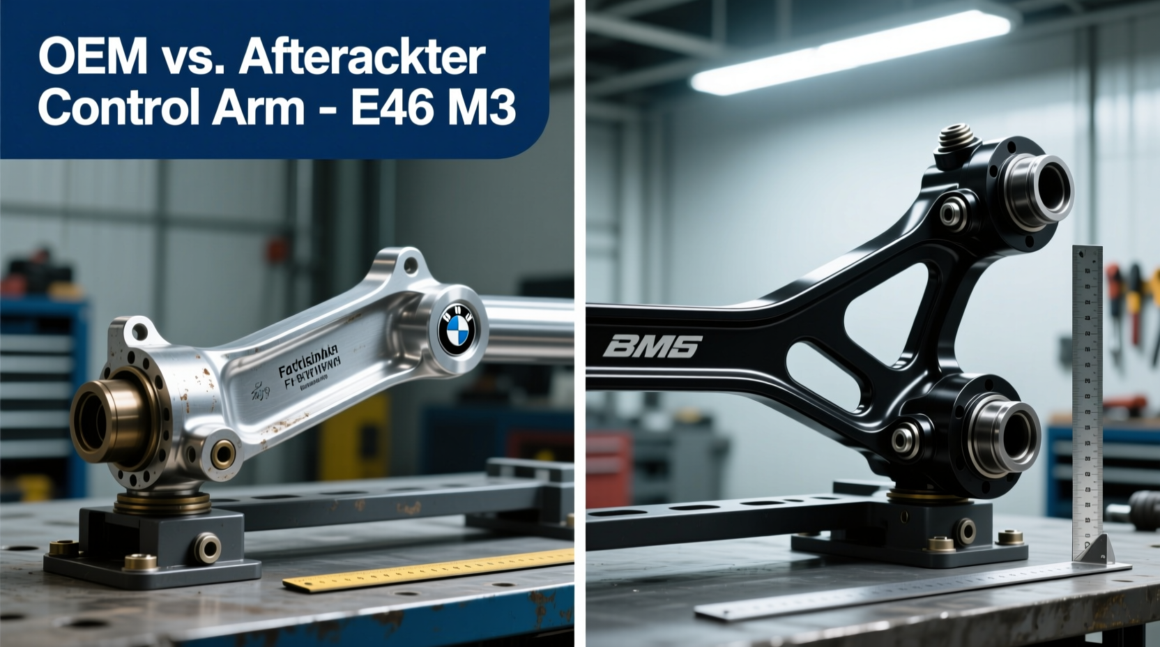 E46 Control Arm Comparison: OEM vs. Aftermarket Options