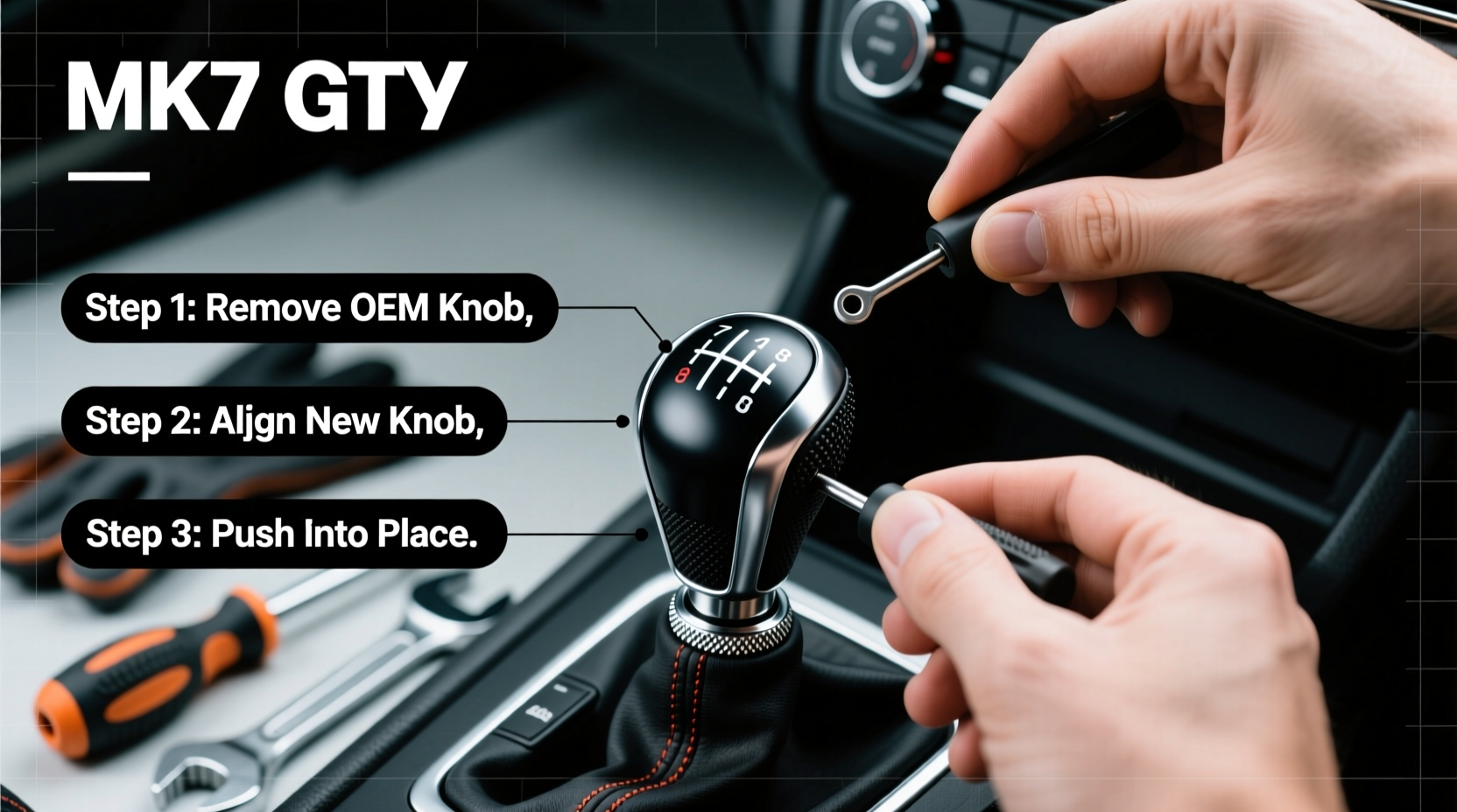 MK7 GTI Shift Knob Installation Guide: 5-Minute OEM-Compatible Upgrade
