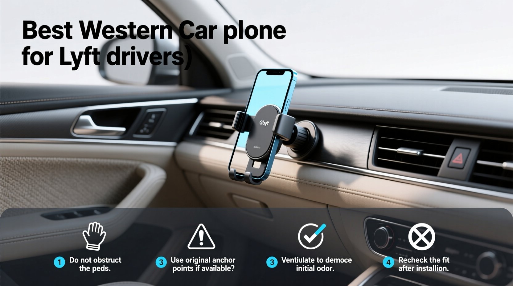 How to Choose Best Car Phone Mount for Lyft Drivers: Buying Guide