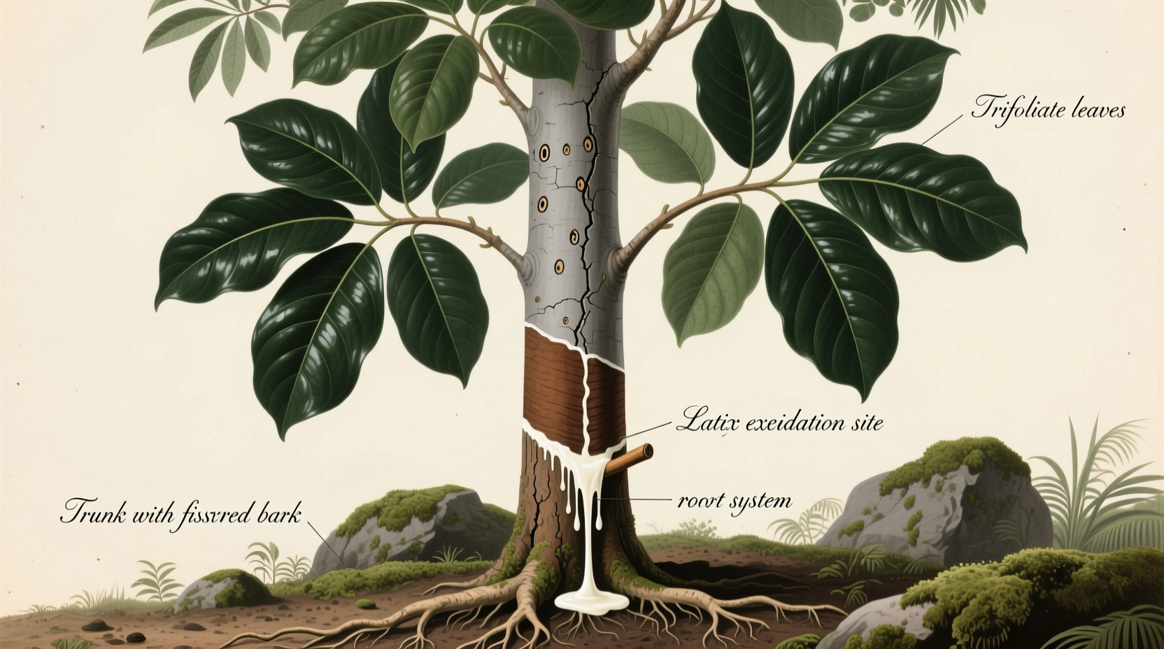 What Do Rubber Trees Look Like? Key Features Explained