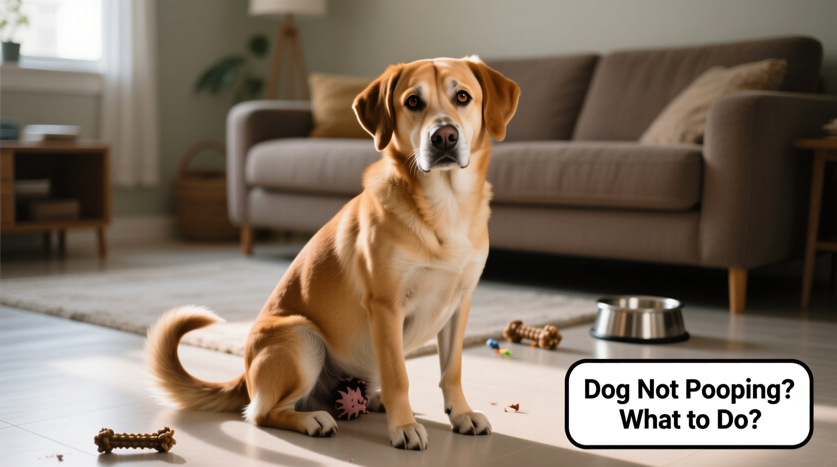 Dog Not Pooping But Acting Normal Causes What To Do