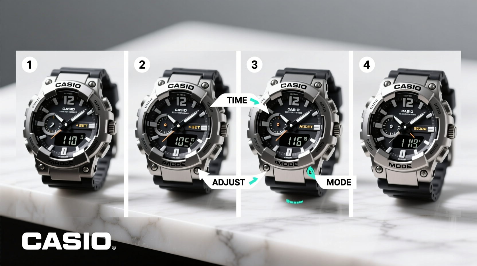 Mastering Your Casio Watch A Step By Step Guide To Changing The Time Easily