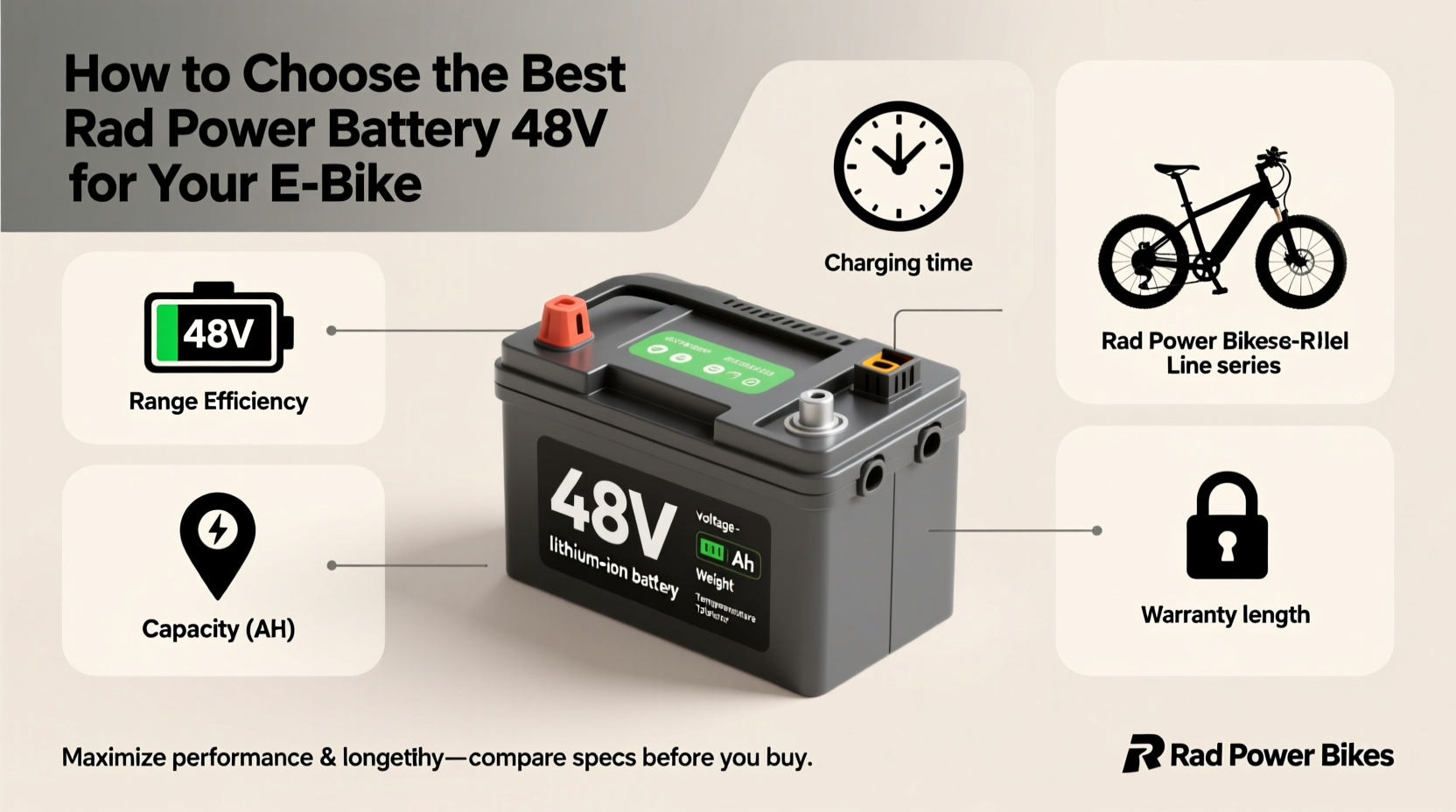 How to Choose the Best Rad Power Battery 48V for Your E-Bike