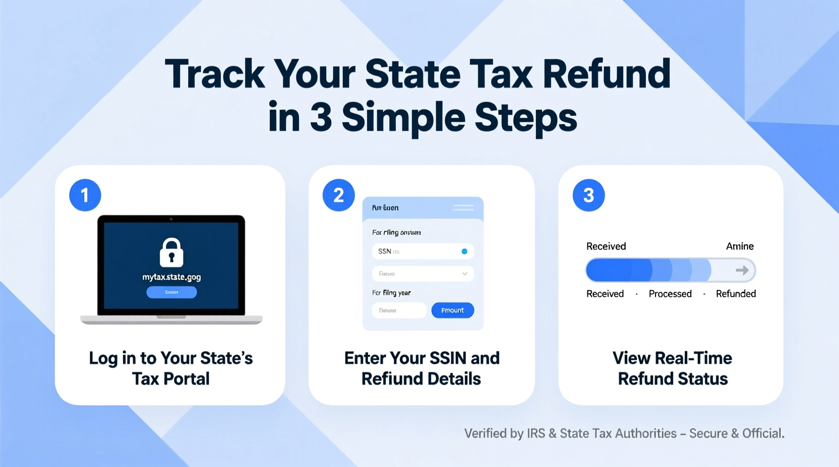 How To Easily Track And Verify Your State Tax Refund Status Online
