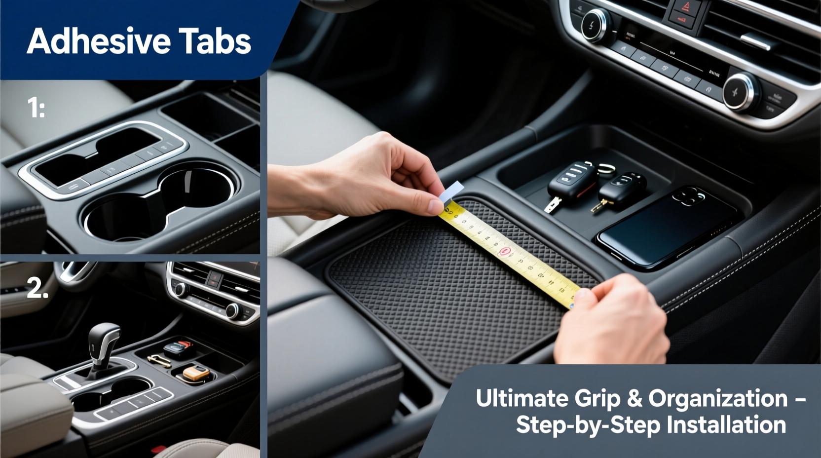 Step By Step Guide To Installing A Car Anti Slip Mat On Your Console ...