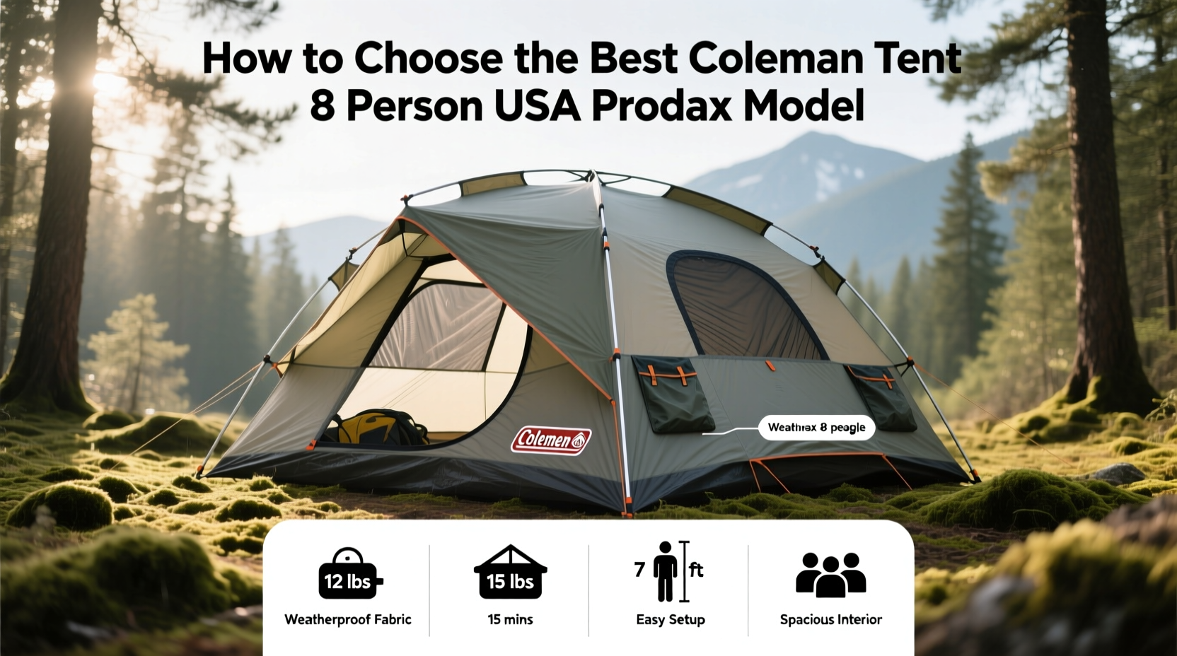 How to Choose the Best Coleman Tent 8 Person Usa Prodax Model
