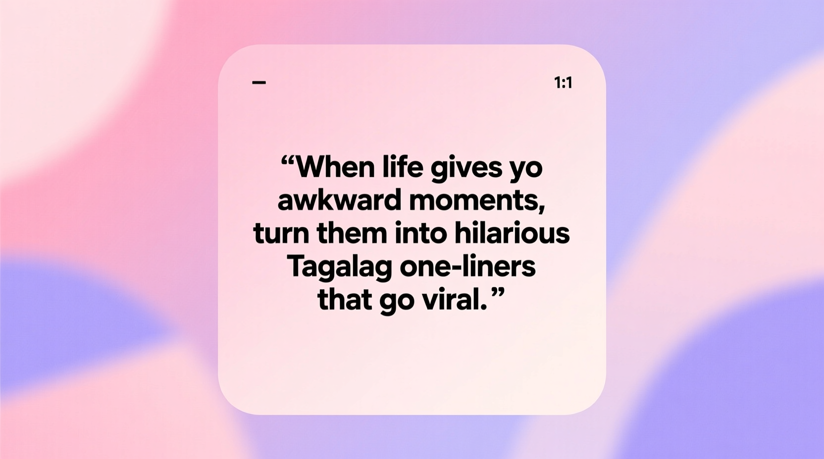 Funny Tagalog Quotes That Will Make You Laugh