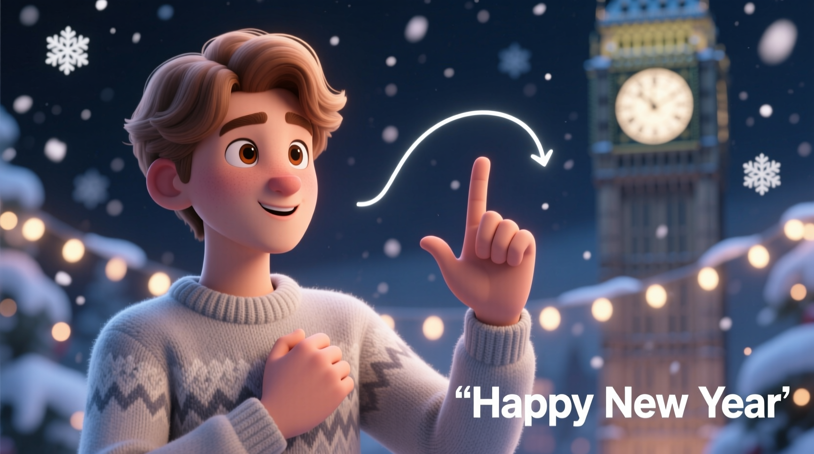 How to Say Happy New Year in Sign Language