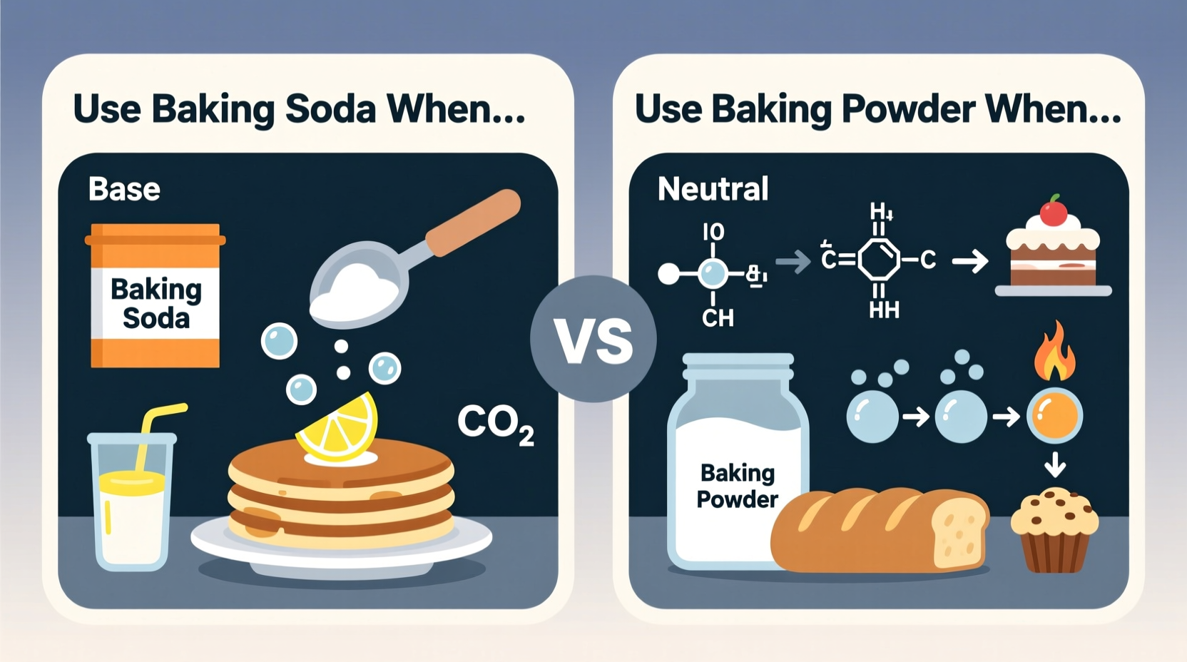 Baking Soda Vs Baking Powder Why Use Each In Baking