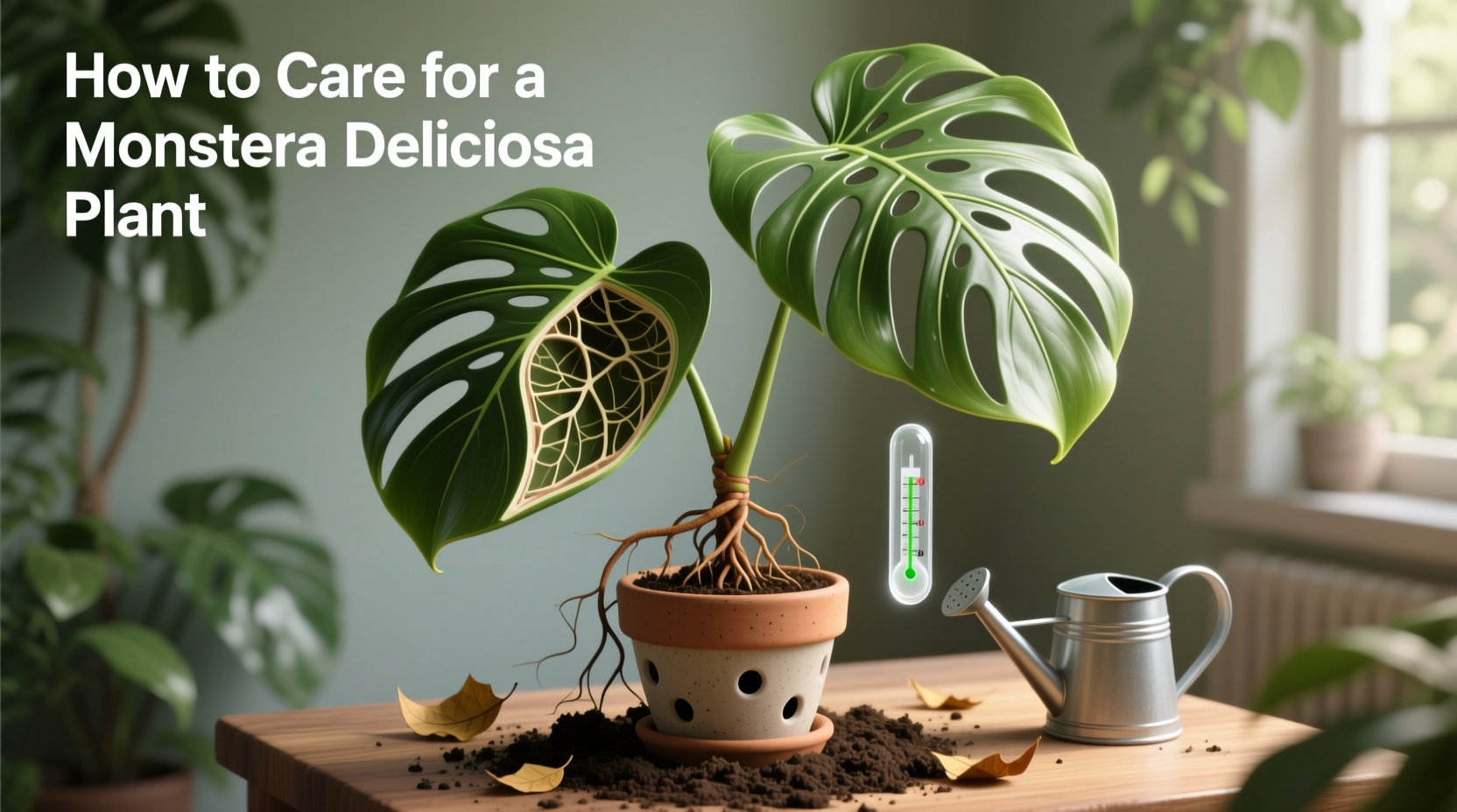 How to Care for a Monstera Deliciosa Plant