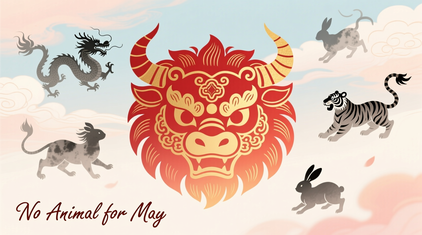 No Animal for May in Chinese New Year Zodiac
