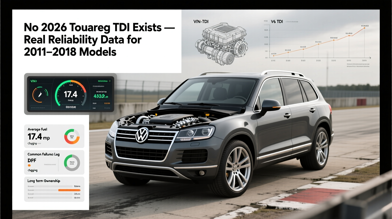 No 2026 Touareg TDI Exists — Real Reliability Data for 2011–2018 Models