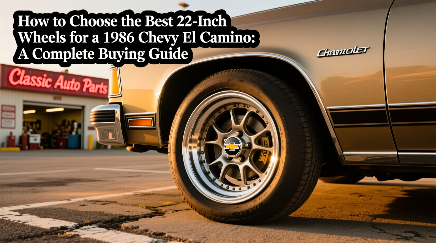 How to Choose Wheels 22 Inch for 1986 Chevy El Camino: Ultimate Buyer's ...