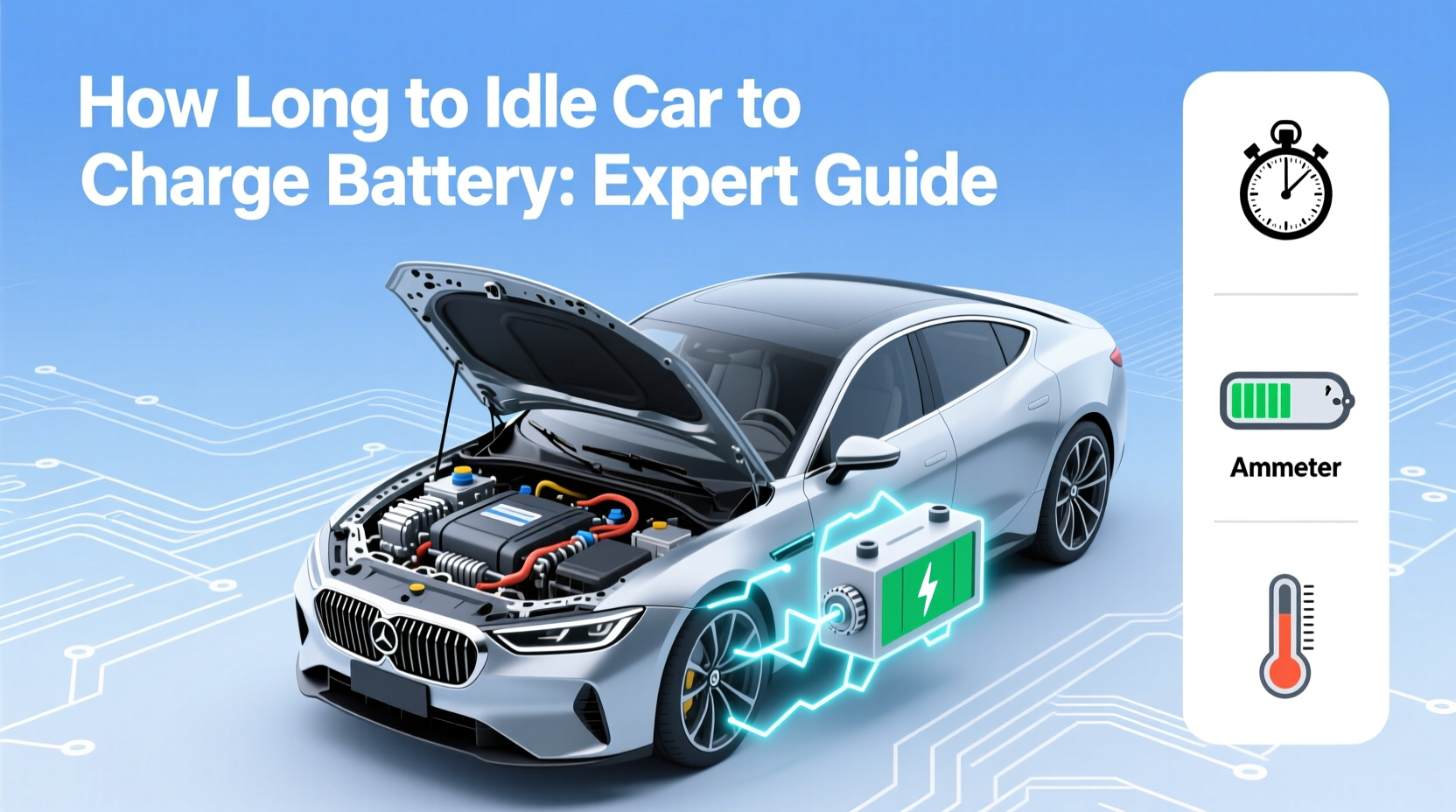How Long to Idle Car to Charge Battery: Expert Guide