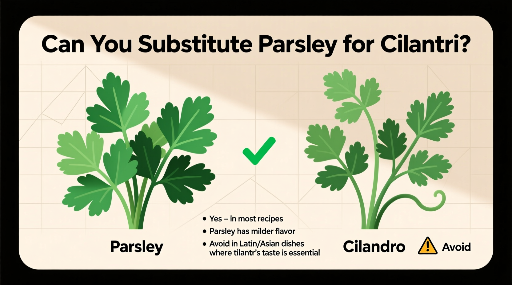 Can You Substitute Parsley for Cilantro? Expert Guide