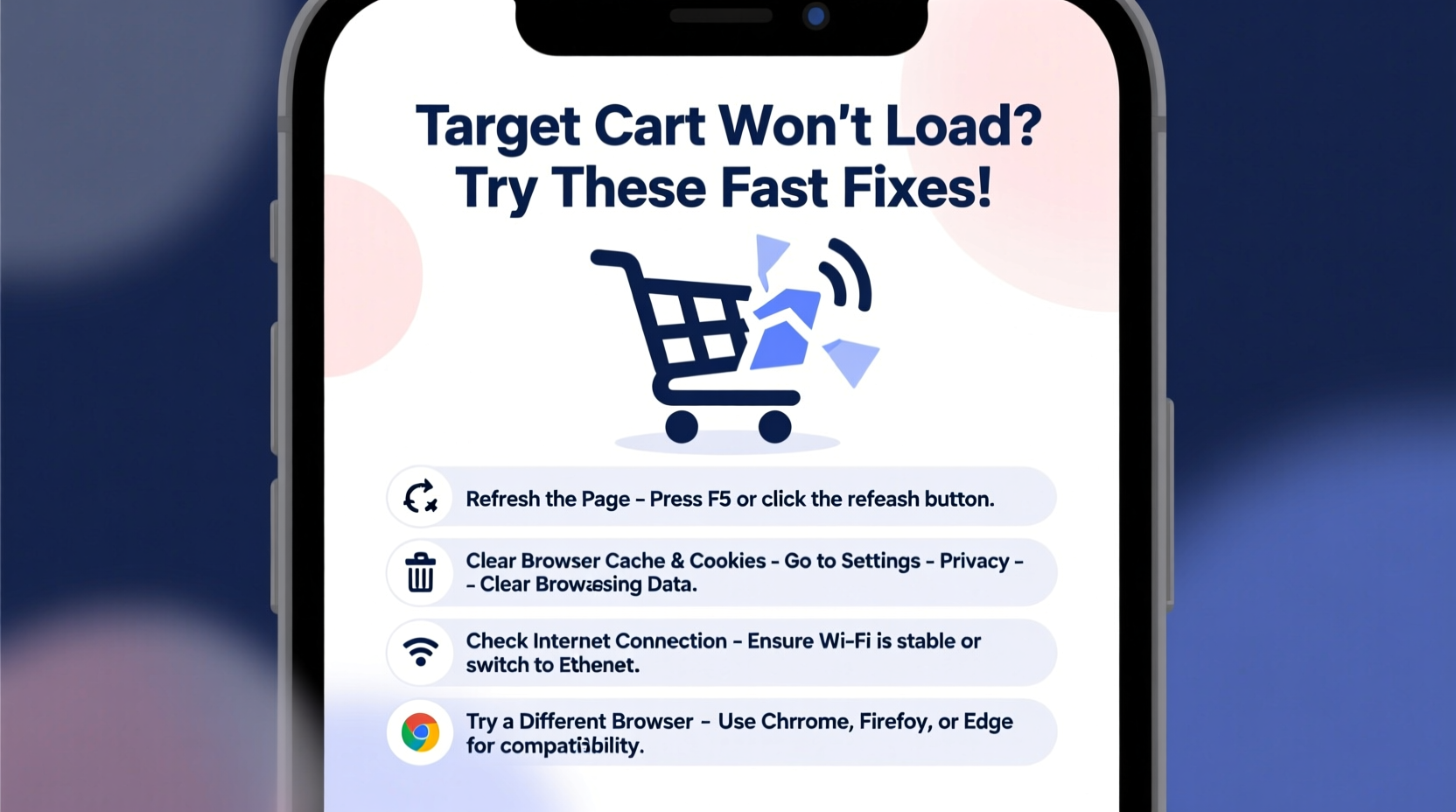 Target Cart Wont Load Troubleshooting Quick Fixes