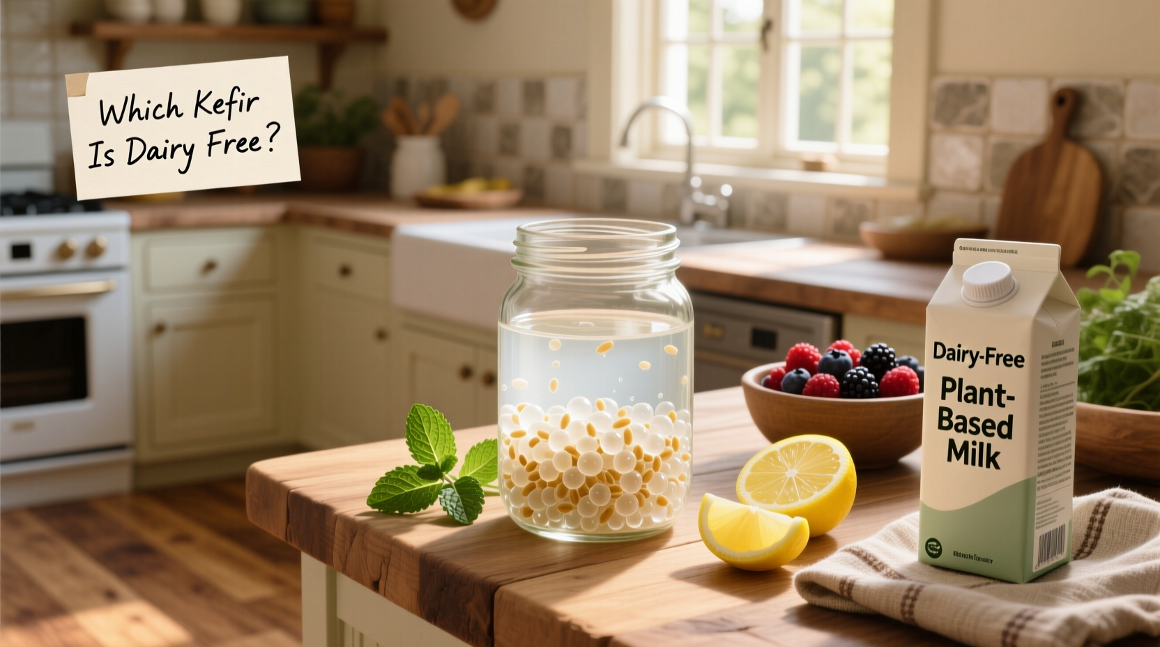 Dairy-Free Kefir Guide: How to Choose & Make It