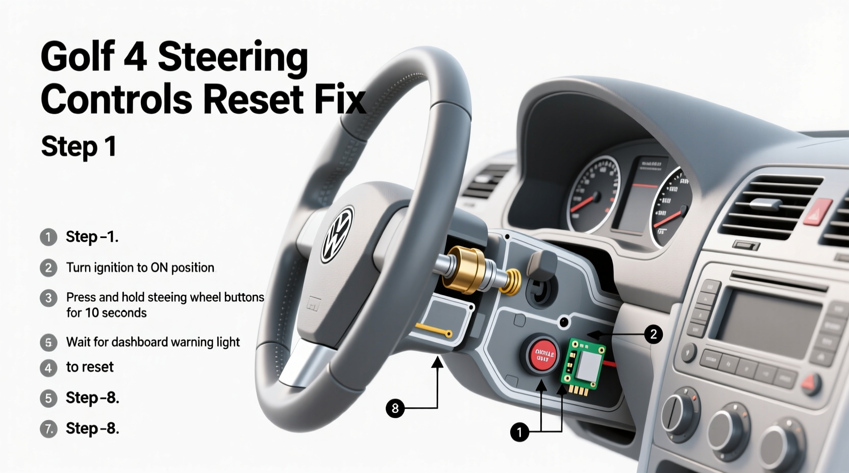 Golf 4 Steering Controls Reset Fix: Full Step-by-Step Guide