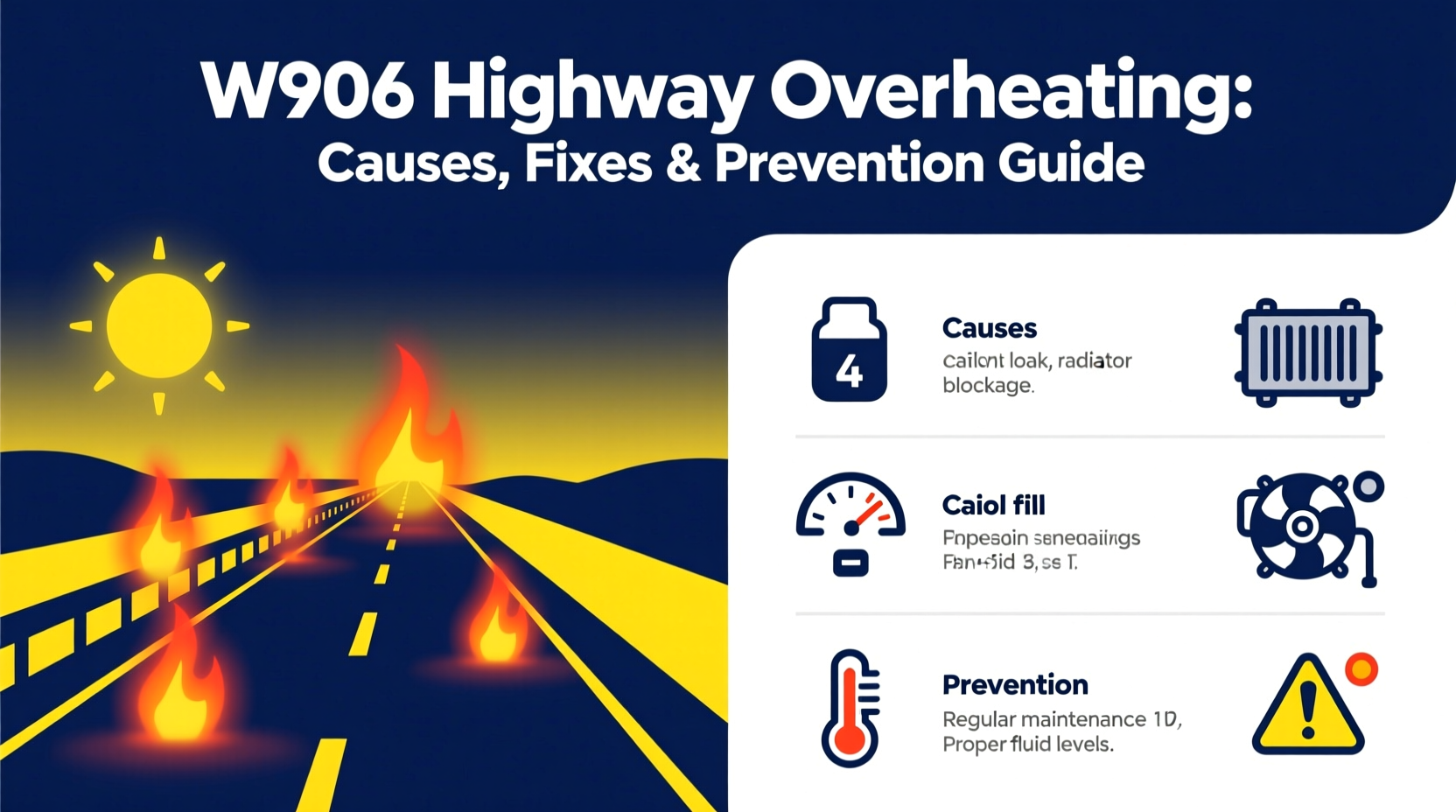 W906 Highway Overheating: Causes, Fixes & Prevention Guide