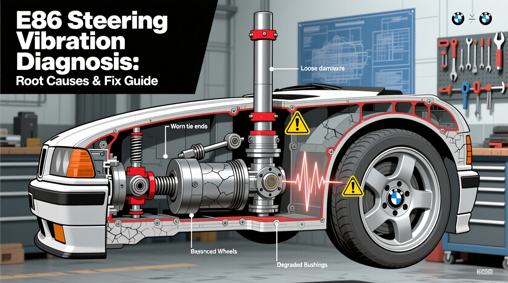E36 Steering Vibration Diagnosis: Root Causes & Fix Guide