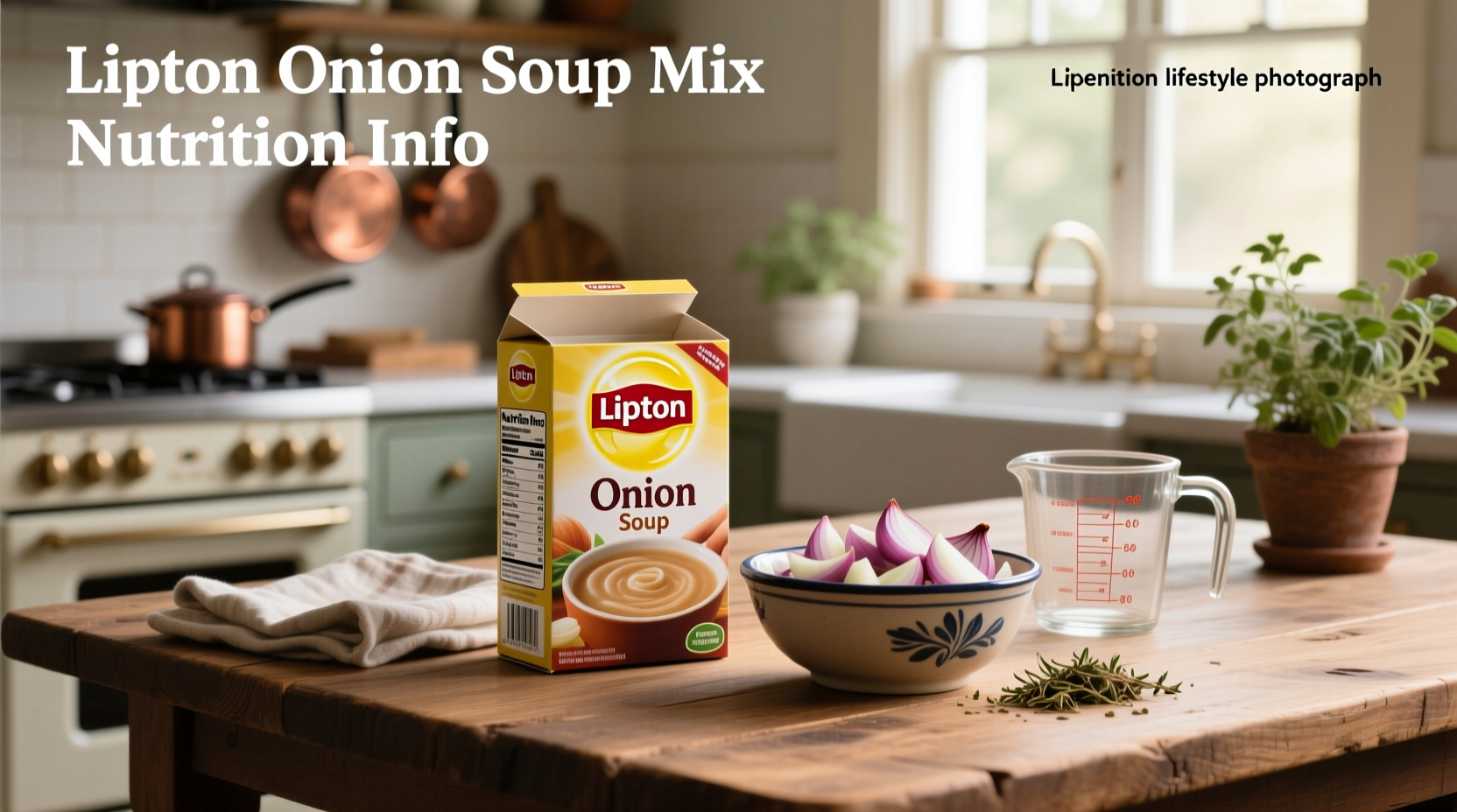 Lipton Onion Soup Mix Nutrition Info Guide
