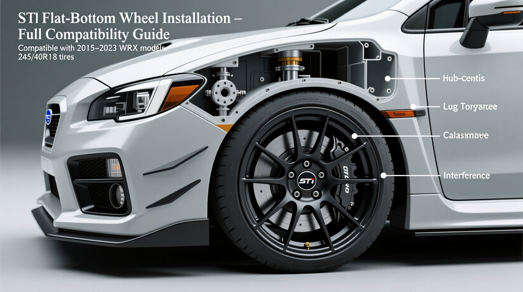STI Flat-Bottom Wheel Installation on WRX: Full Compatibility Guide