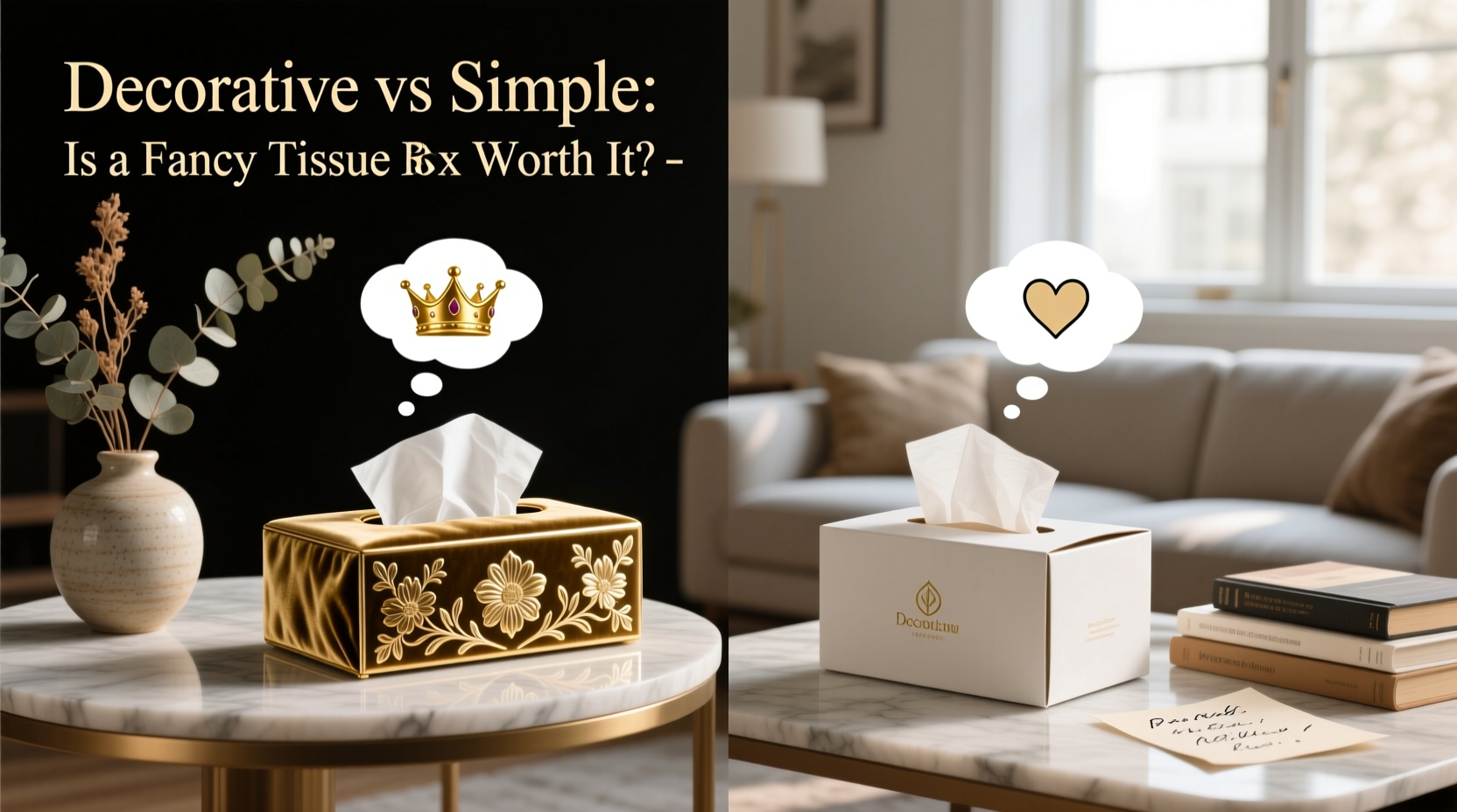 Is A Fancy Tissue Box Really Worth It Decorative Vs Simple Whats The Point