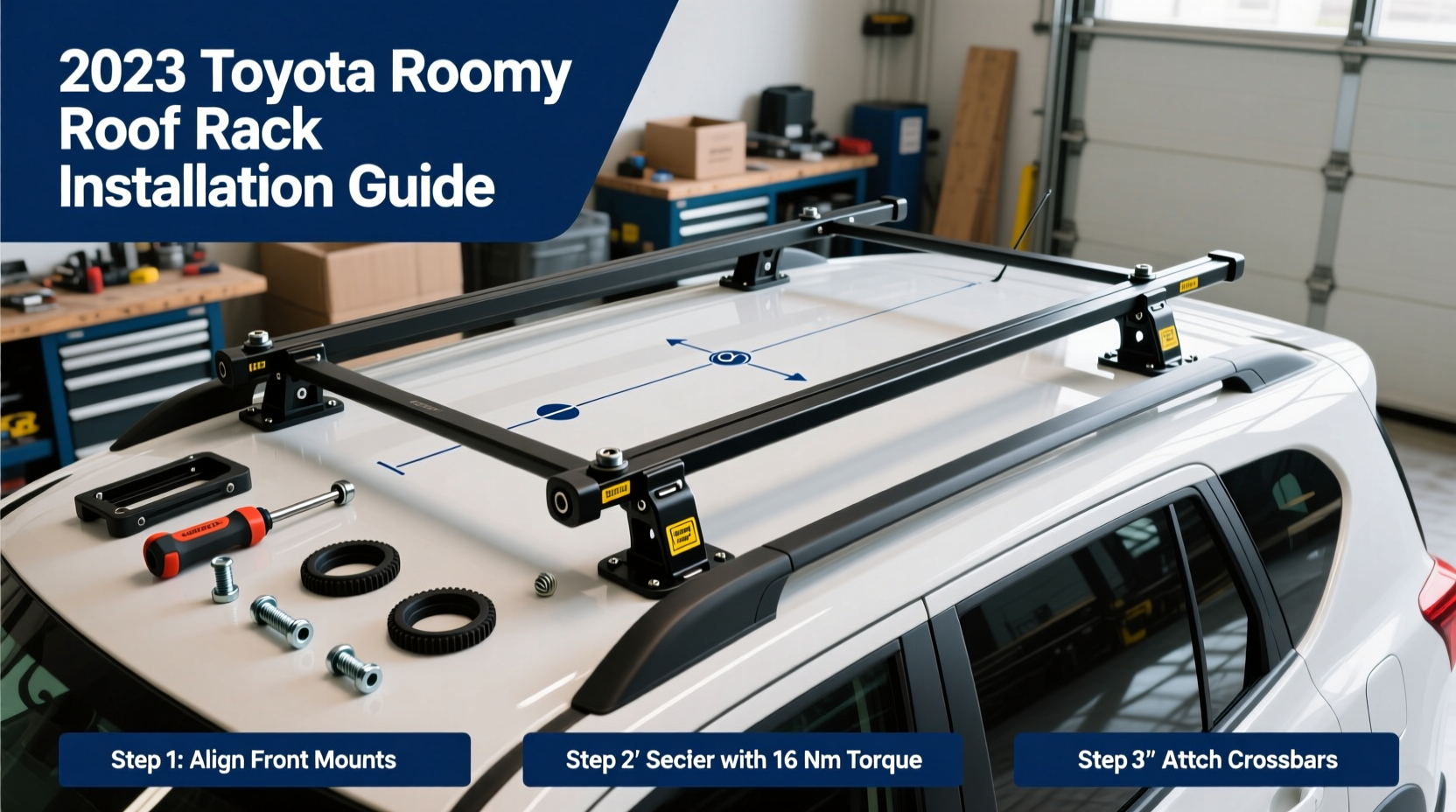 2023 Toyota Roomy Roof Rack Installation Guide