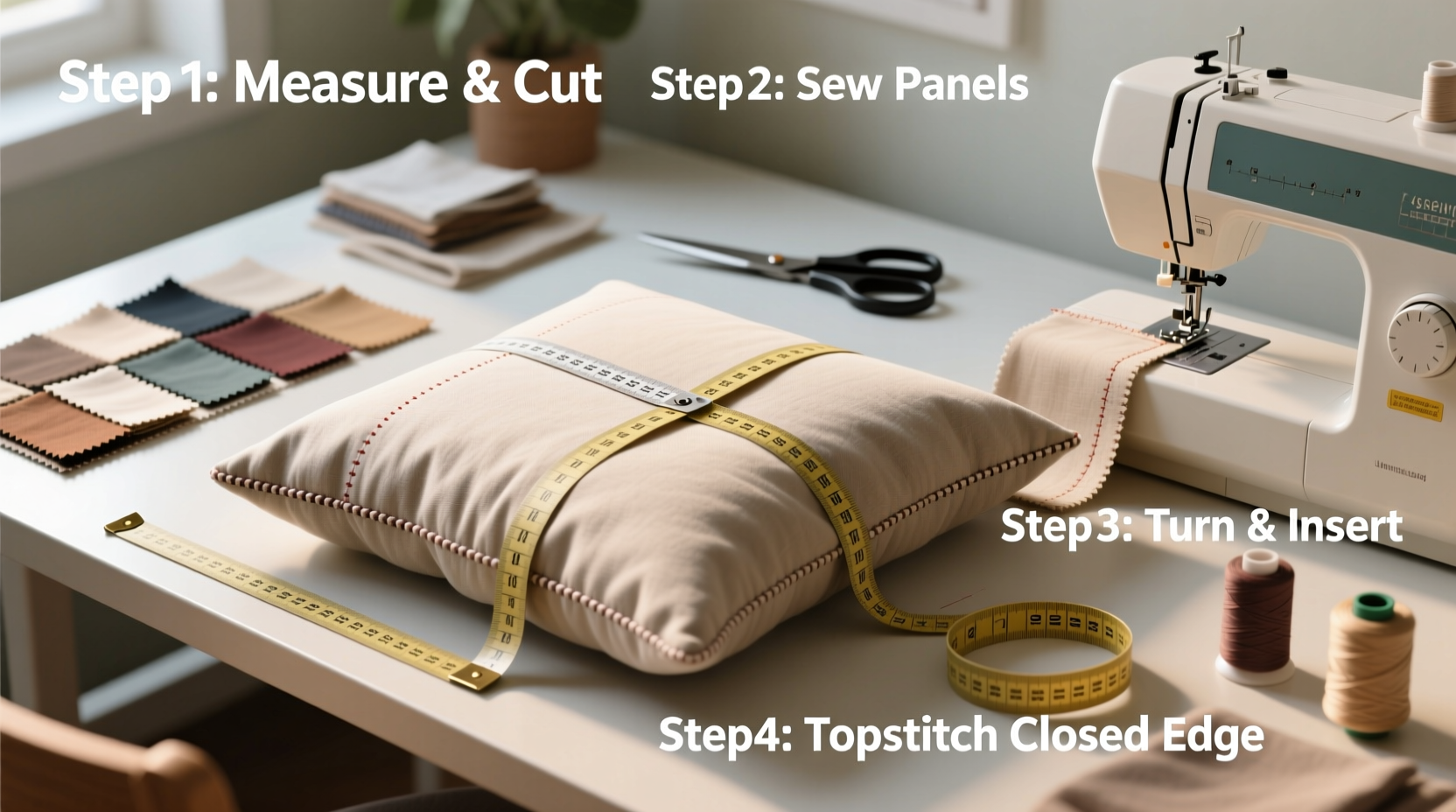 The Ultimate Step By Step Guide On How To Sew Custom Puff Covers For ...