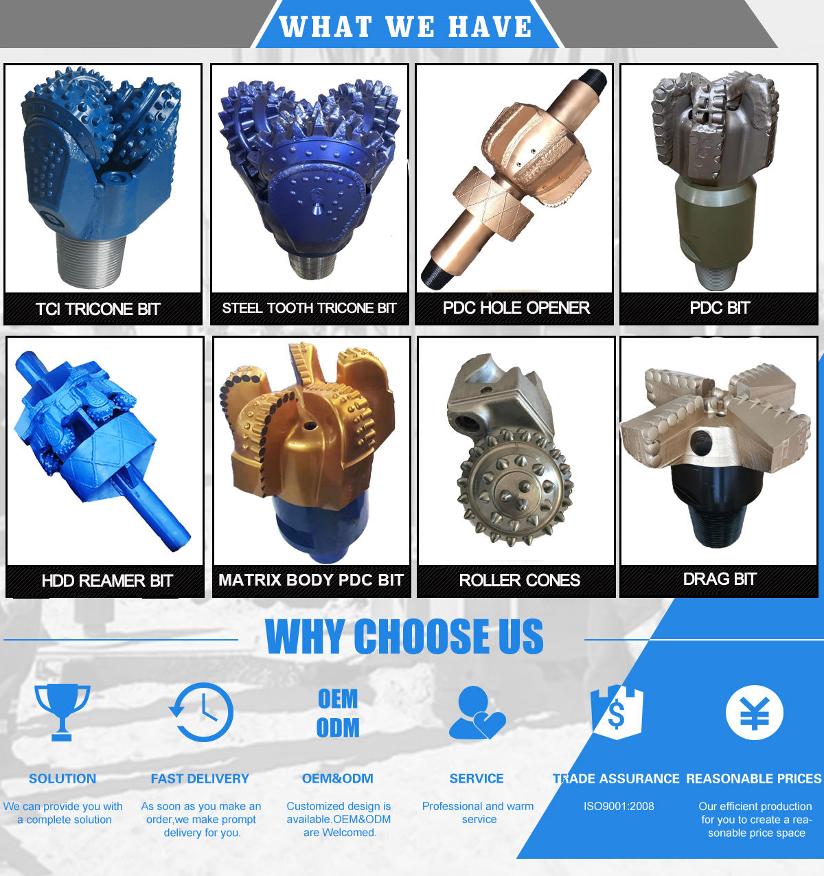 Hejian Deris Petroleum Drilling Equipment Co., Ltd. - Tricone Bit (TCI ...