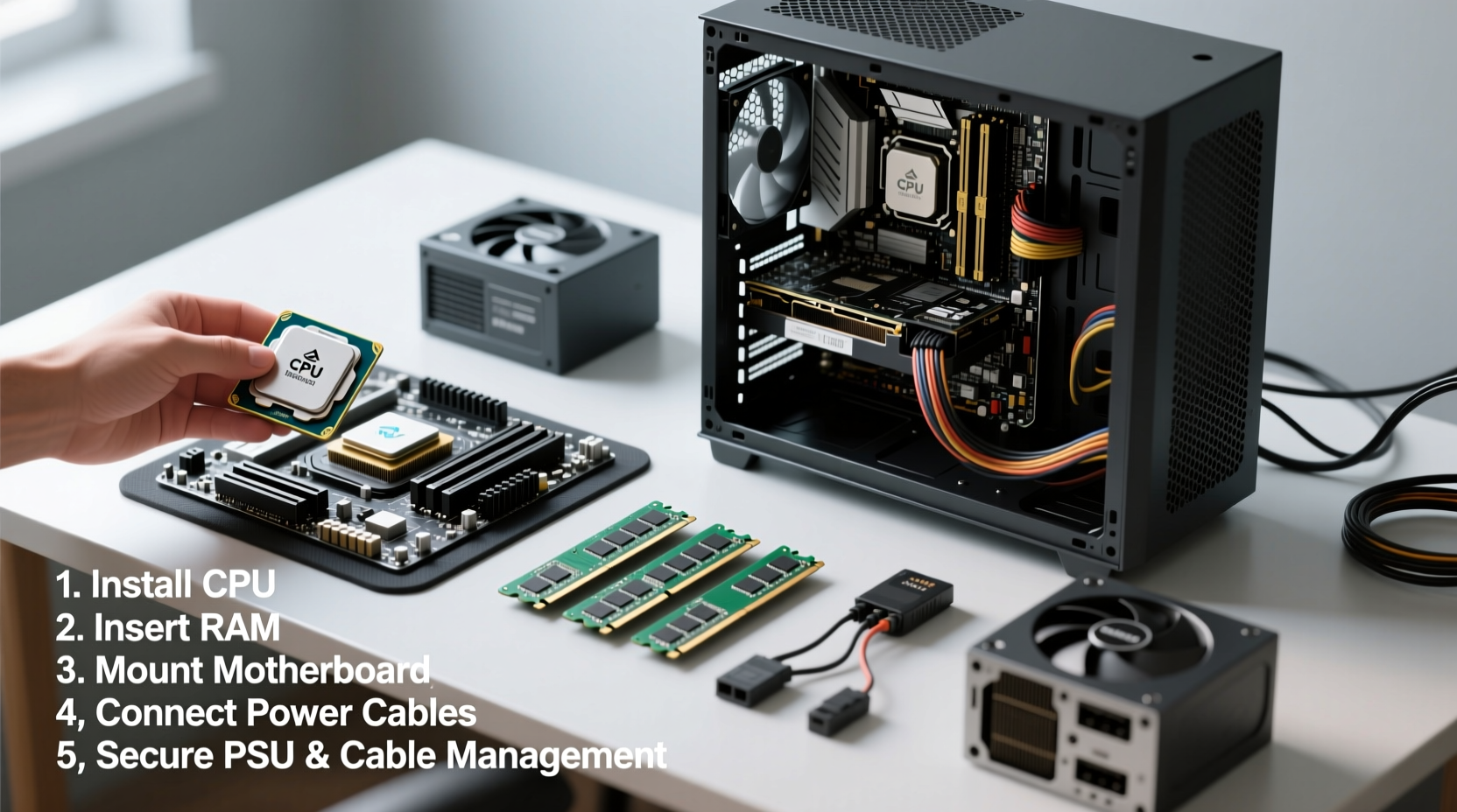 Step By Step Guide To Starting Your First Custom Pc Build With Confidence
