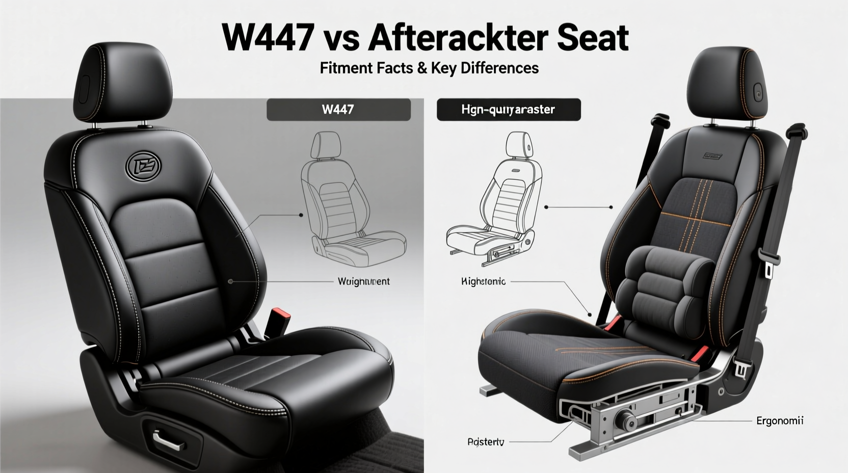 W447 vs Aftermarket Seat: Key Differences & Fitment Facts