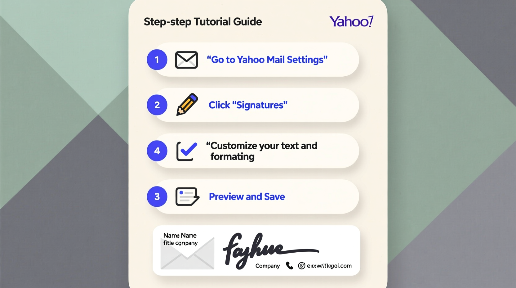 Step By Step Guide To Creating And Customizing Your Yahoo Email ...